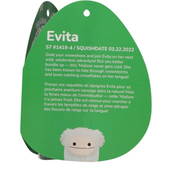 Squishmallows | Toys | 7 Evita Bigfoot Squishmallow | Poshmark